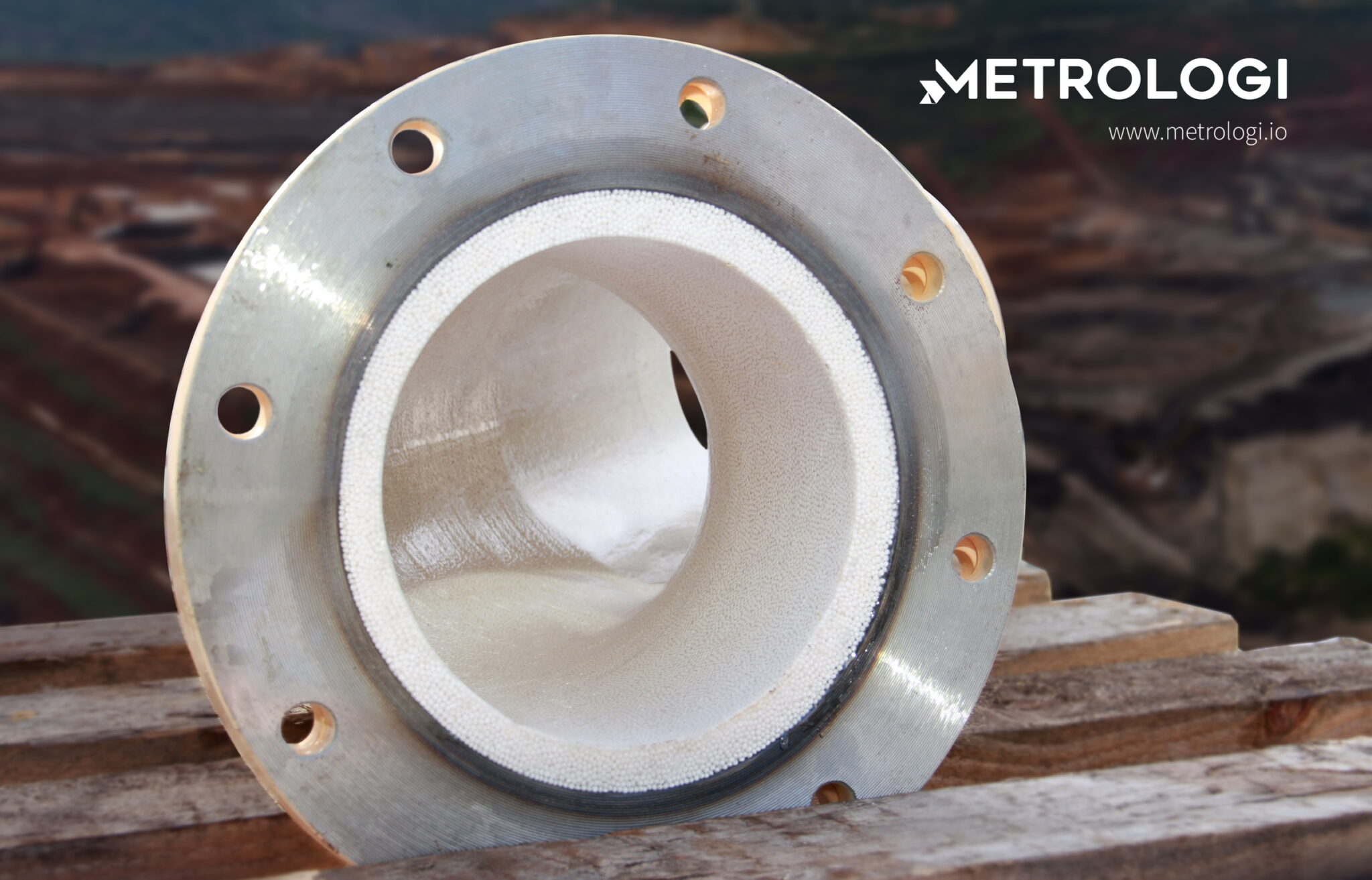 Ceramic lined mining spools | Metrologi