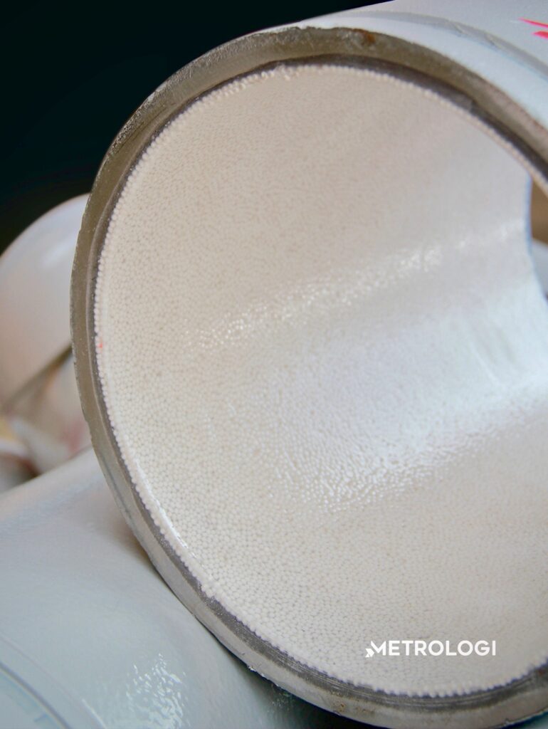 Ceramic lined mining spools | Metrologi