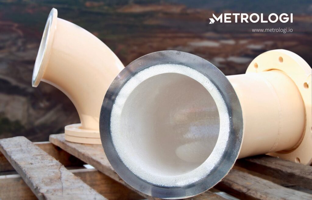 Ceramic lined mining spools | Metrologi