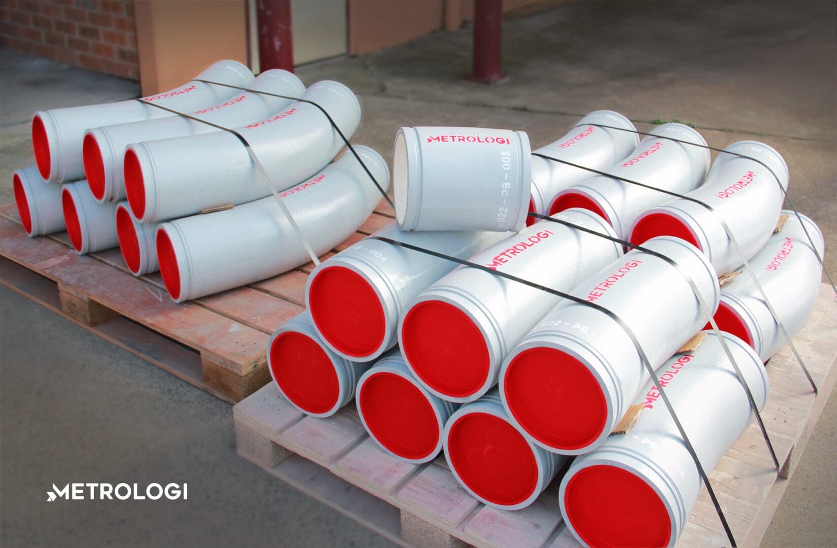 Ceramic lined mining spools | Metrologi