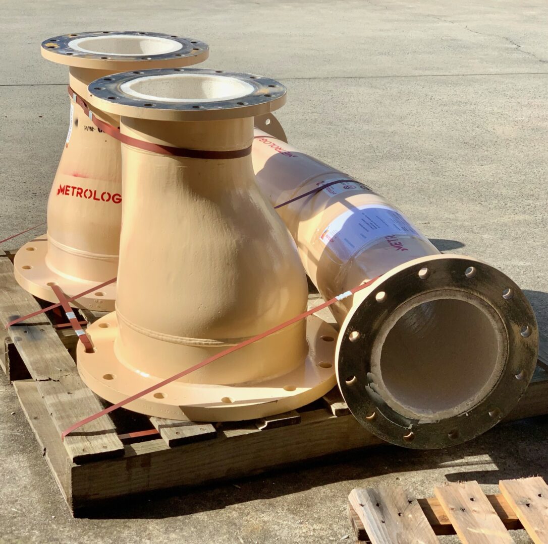 Ceramic lined mining spools | Metrologi