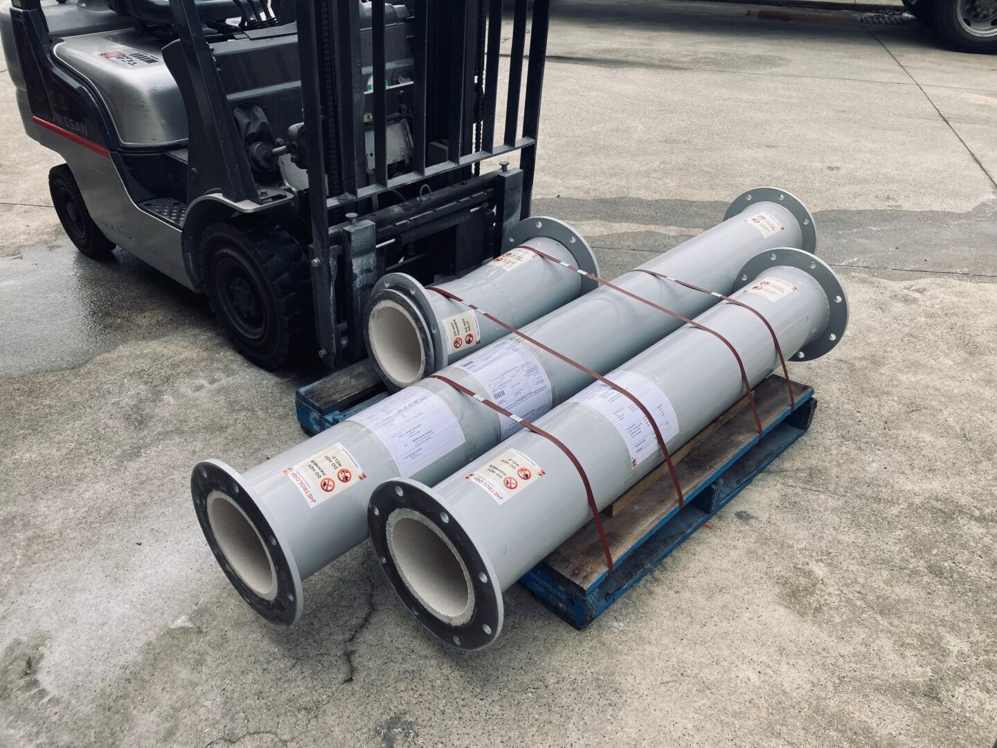 Ceramic lined mining spools – Metrologi